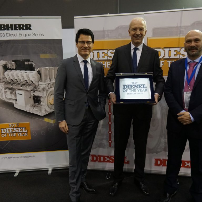 Liebherr D9812. Awarding ceremony | Powertrain