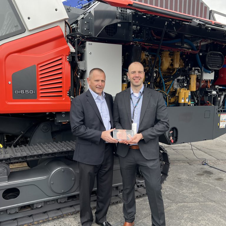 Sandvik sceglie i motori Cat per le sue macchine perforatrici