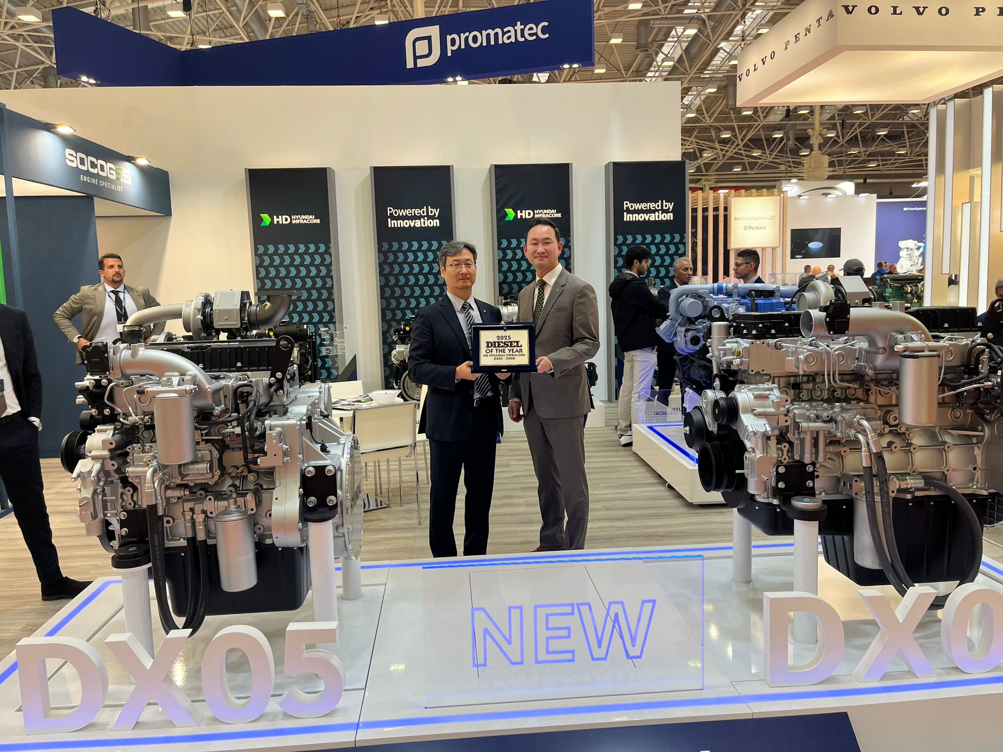 HD Hyundai Infracore è Diesel of the Year 2025 | Powertrain